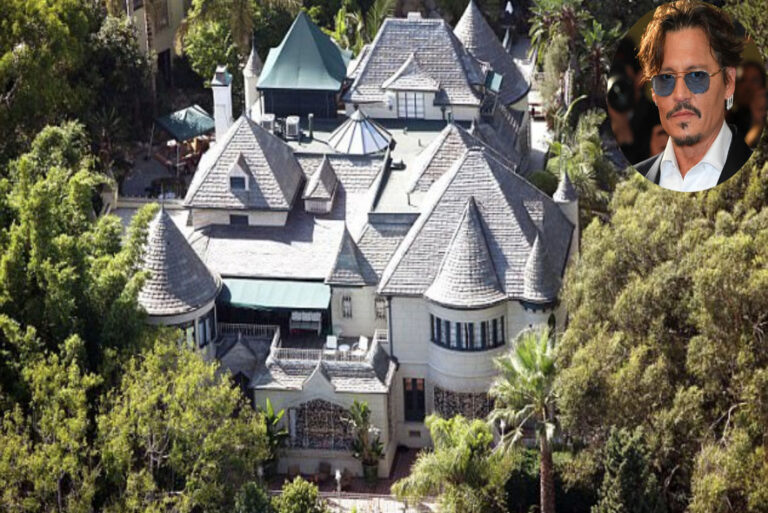 Inside Johnny Depp's Enchanting Hollywood House - how shine home