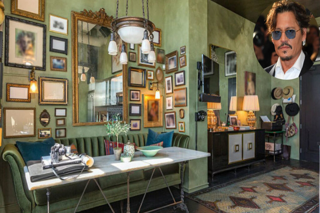 Inside Johnny Depp's Enchanting Hollywood House - how shine home